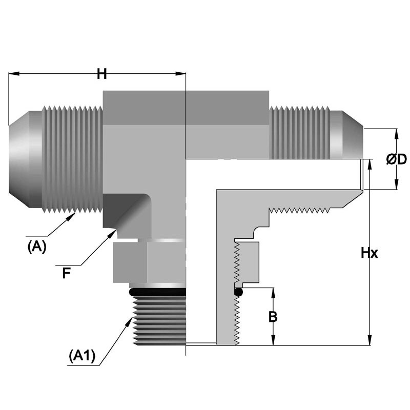 Adjustable Male Branch Tees - Fitexcel Industries